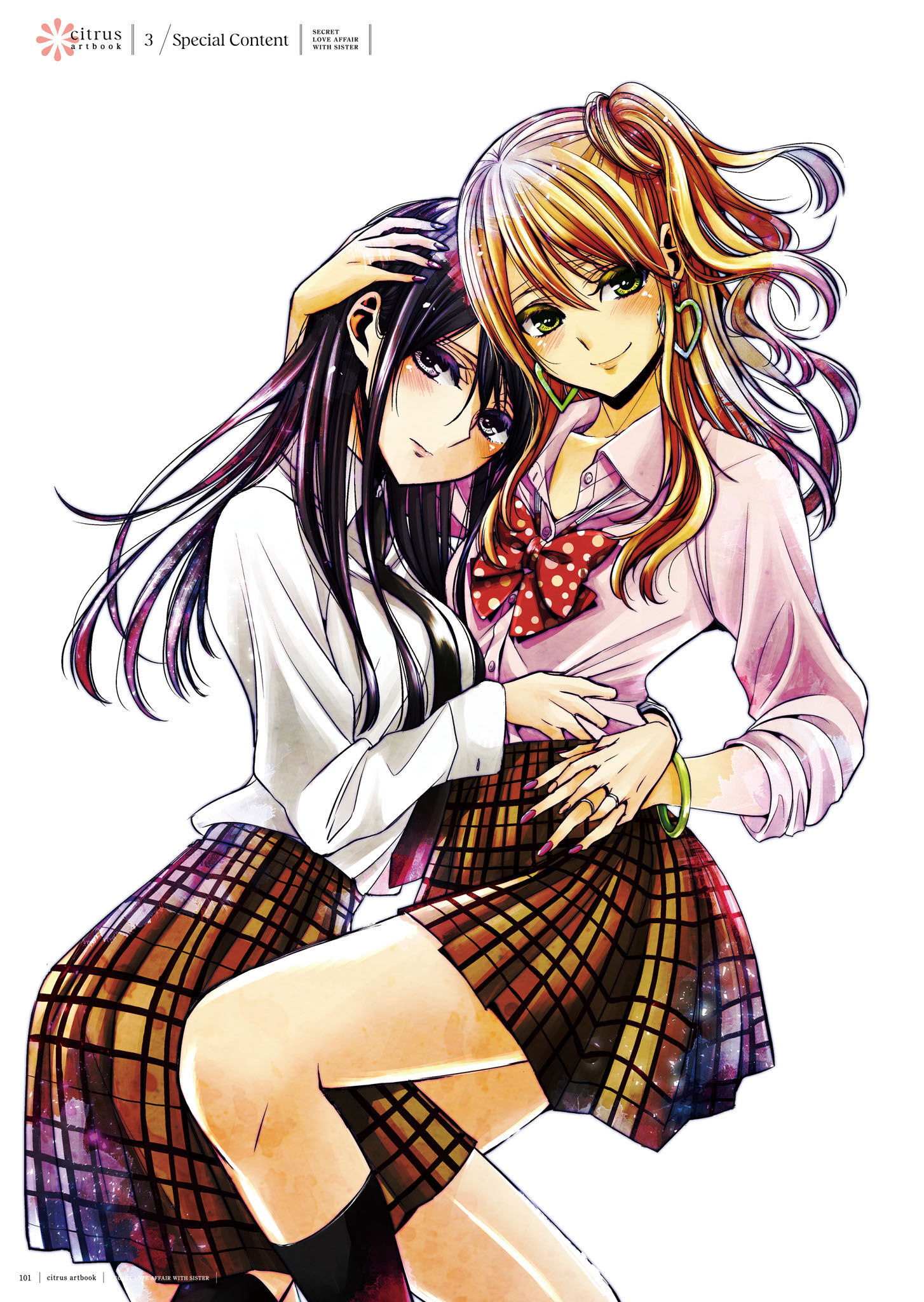 saburouta citrus (manga) aihara mei aihara yuzu (citrus) seifuku yuri | #1062882 | yande.re